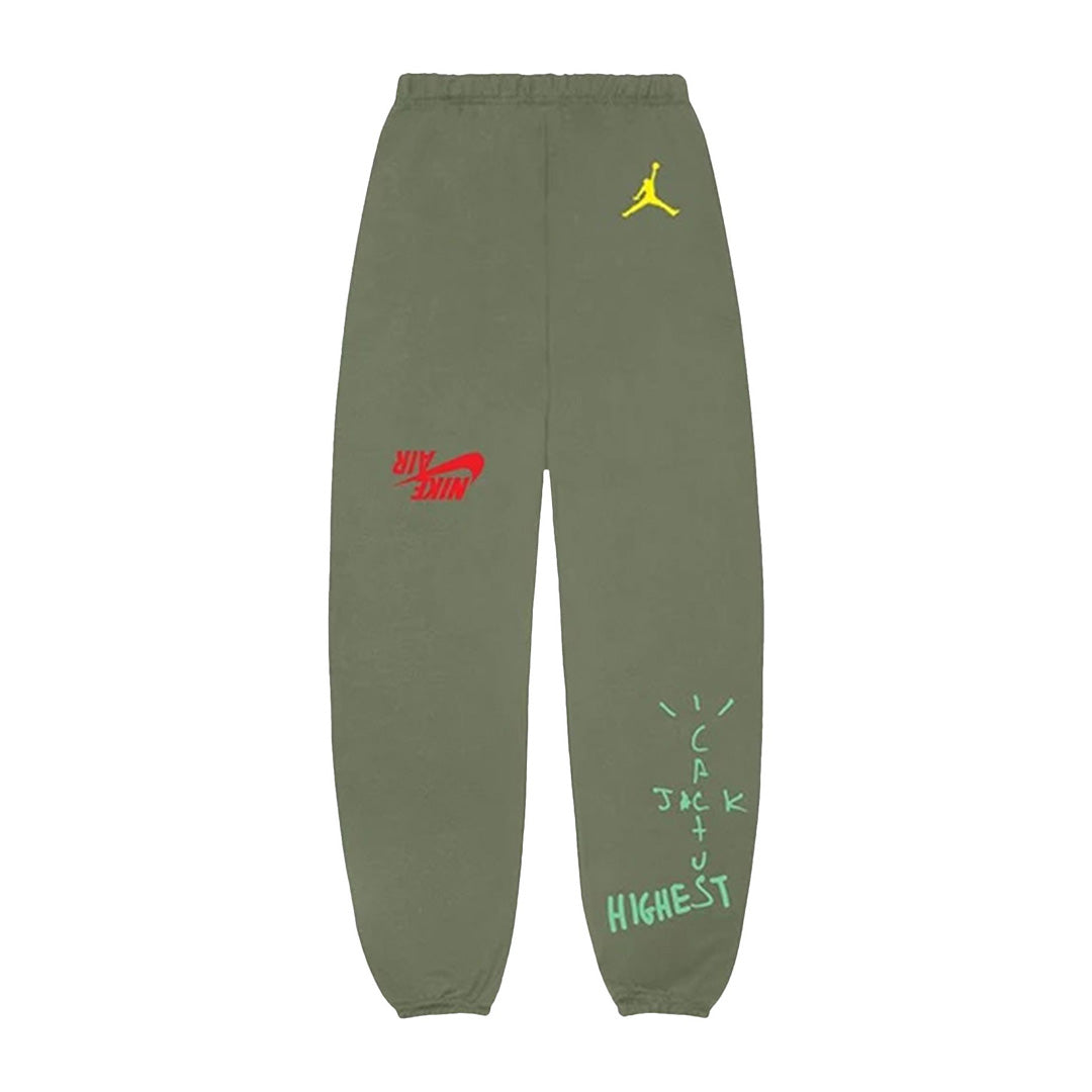 Travis Scott Cactus Jack Highest Sweatpants 'Olive' – SNEAKERMODE