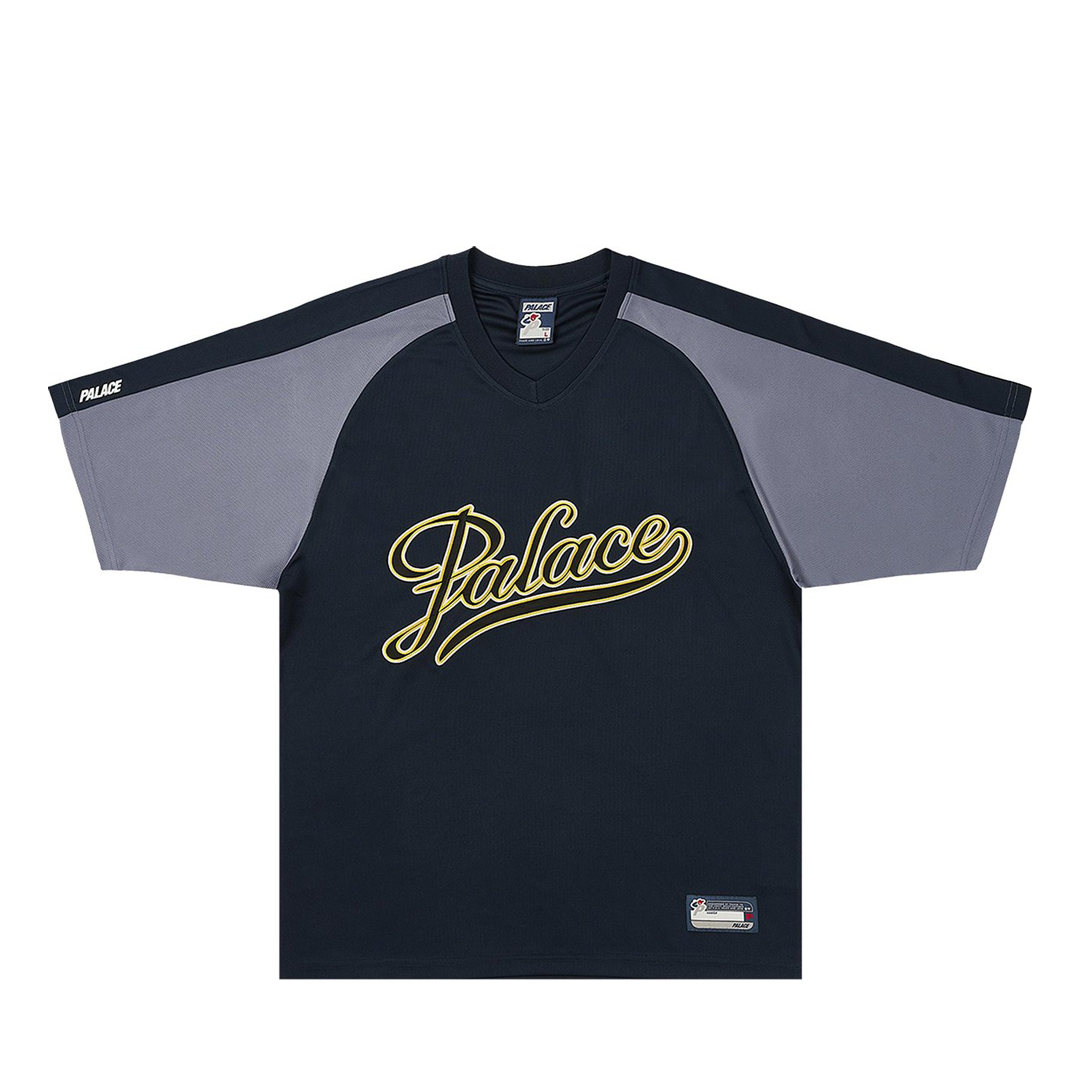 Palace Script Jersey 'Navy' – SNEAKERMODE